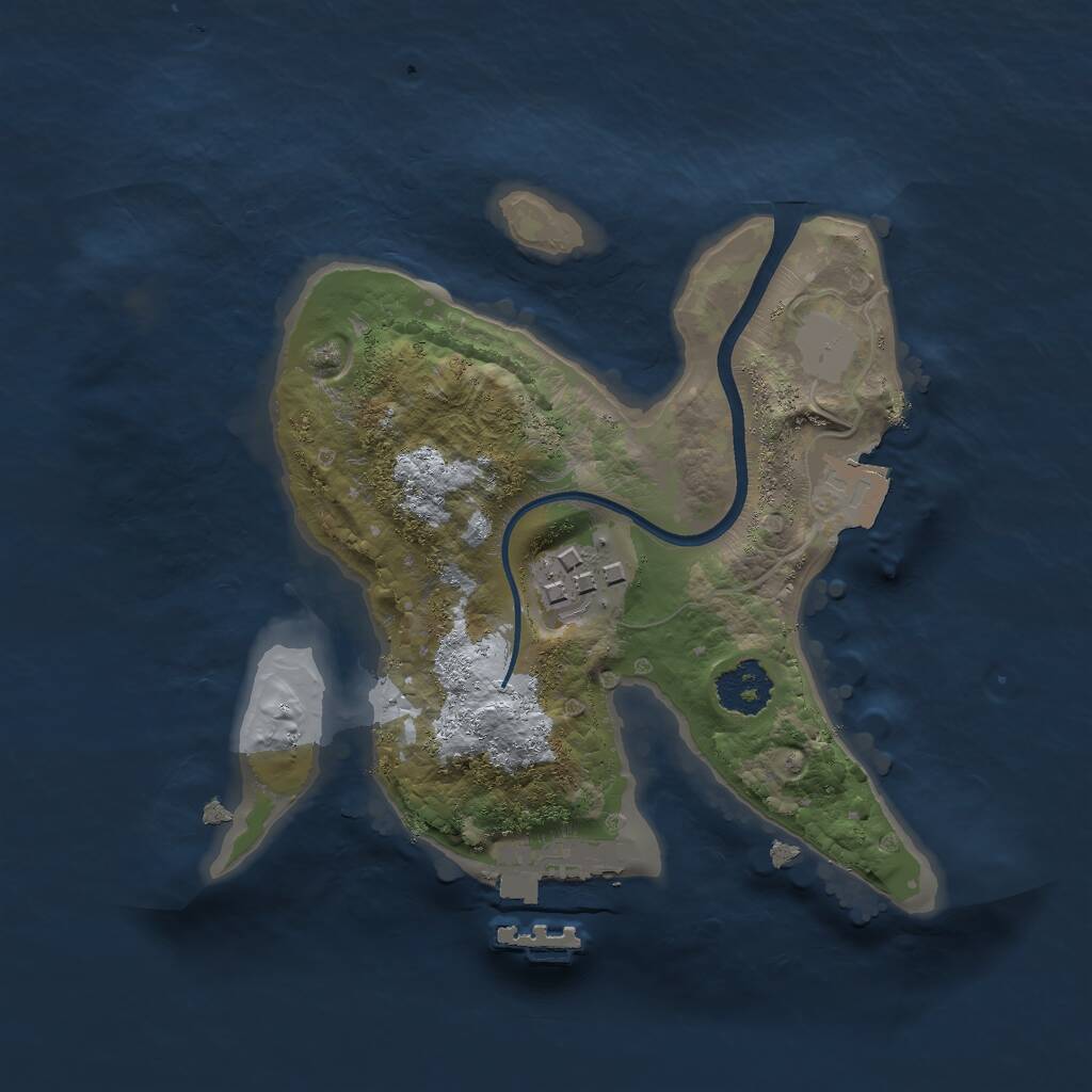 Procedural Map :: Rust Map :: Just-Wiped