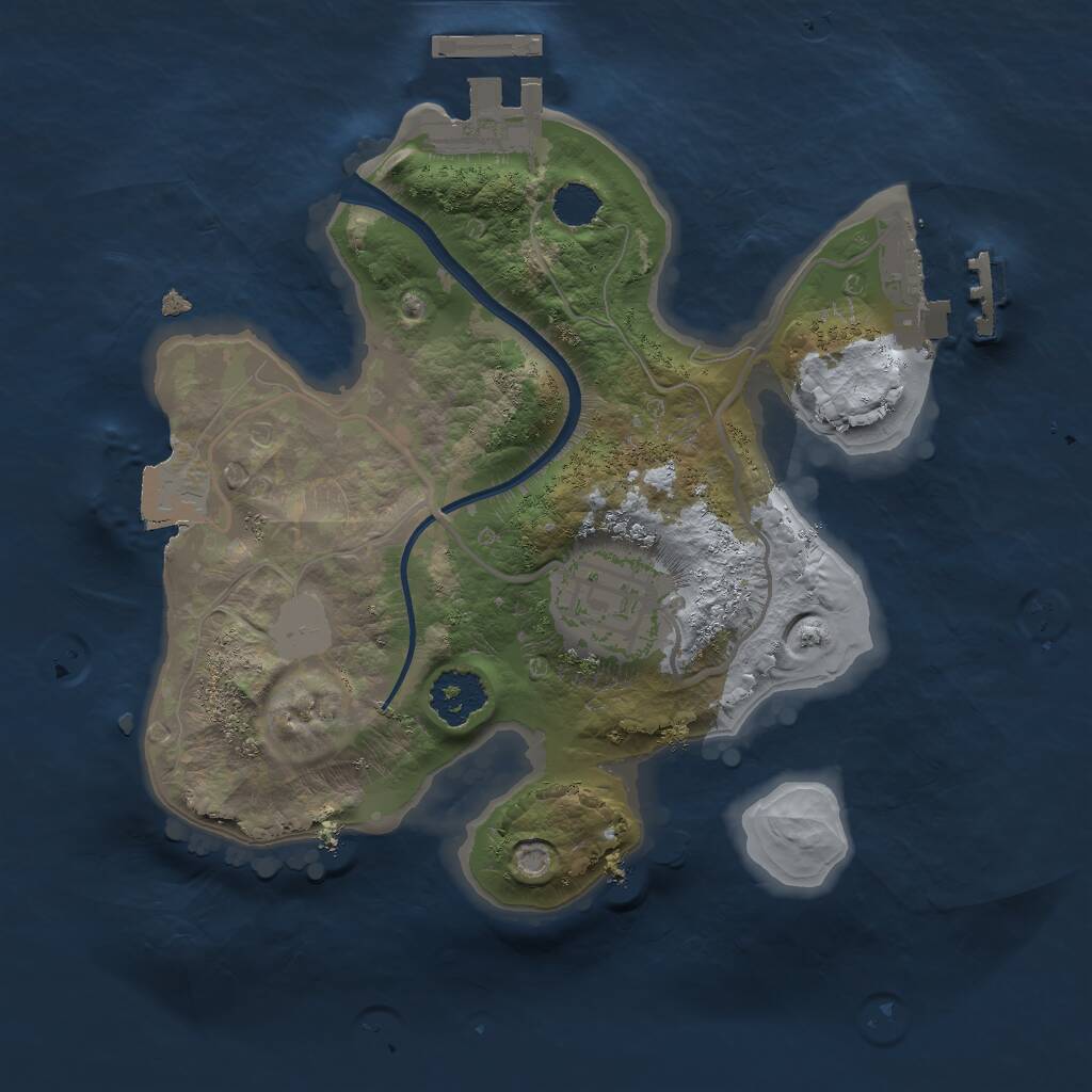 Procedural Map :: Rust Map :: Just-Wiped