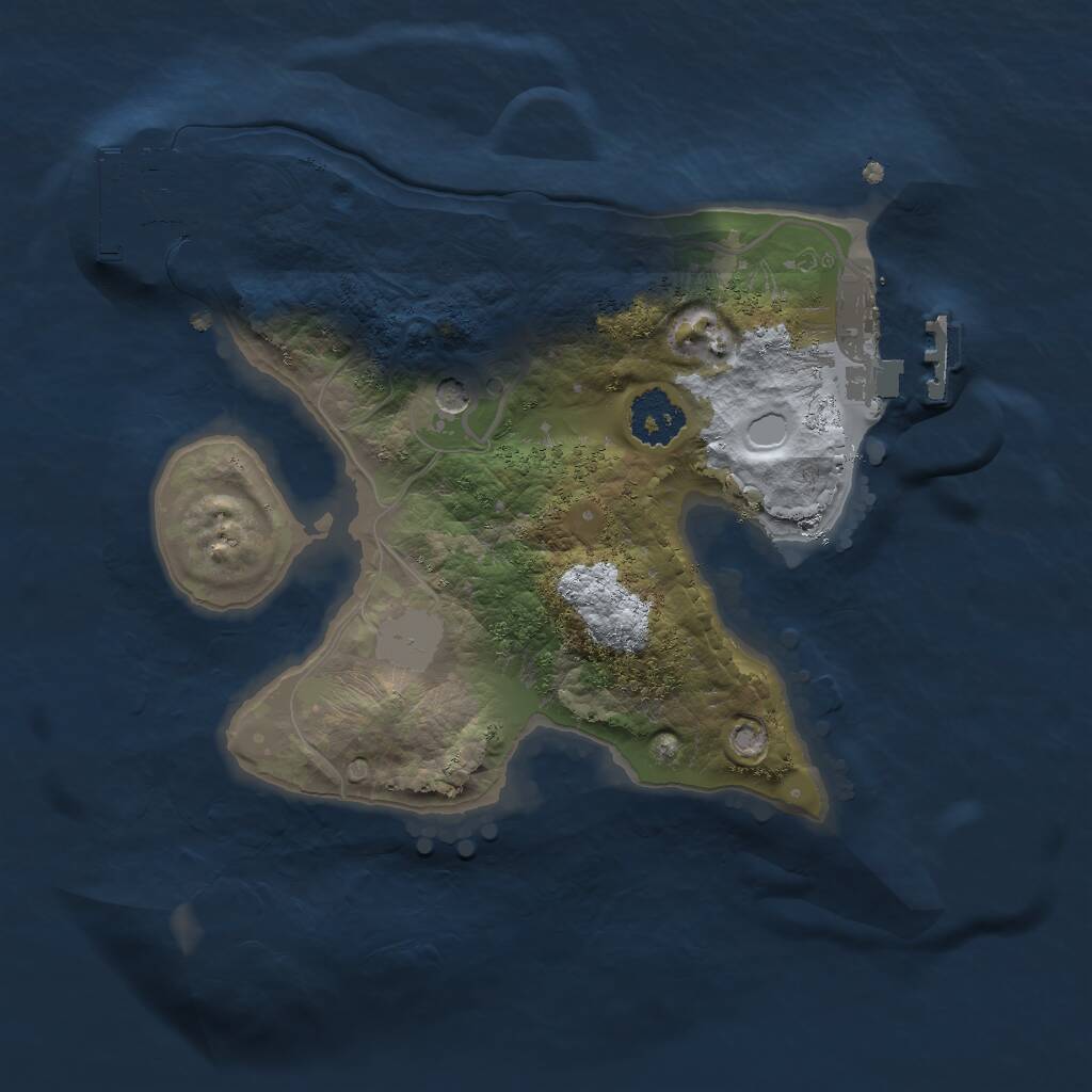 Procedural Map :: Rust Map :: Just-Wiped