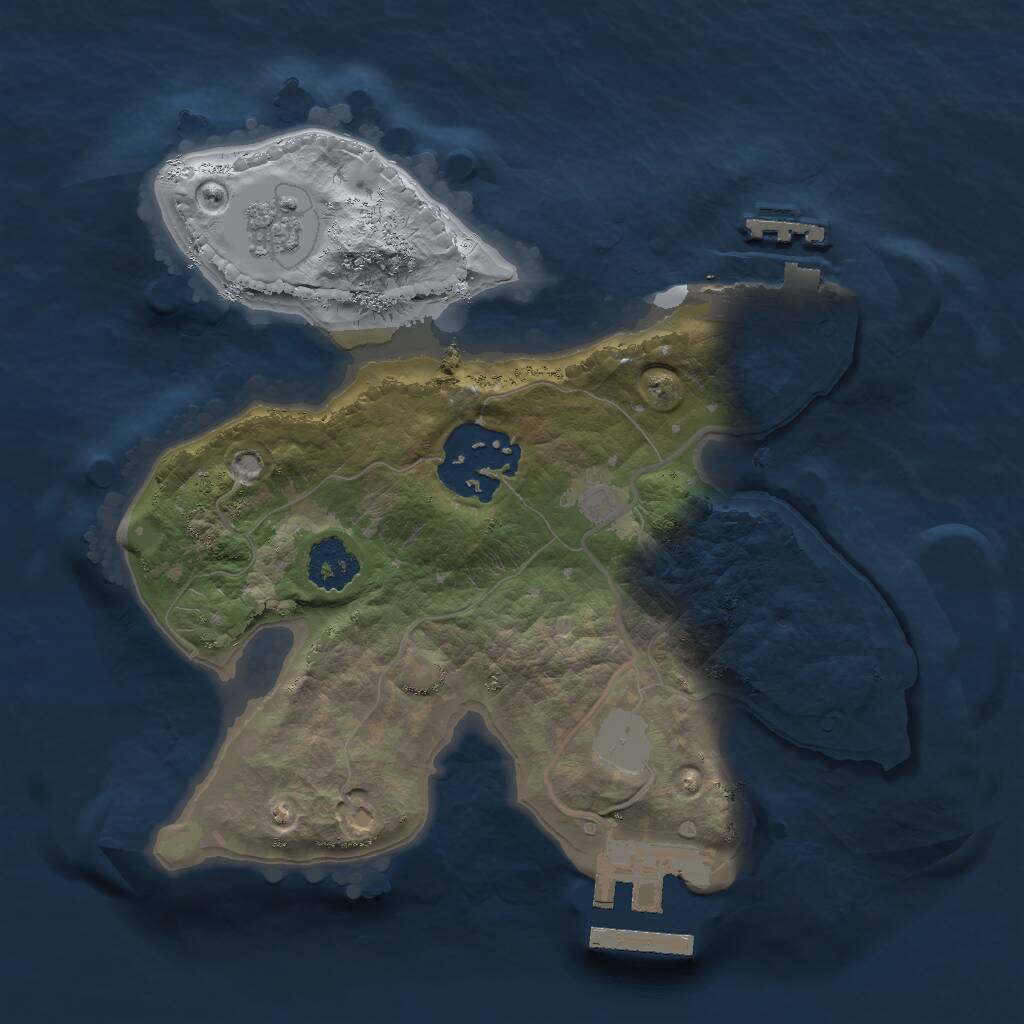 Procedural Map :: Rust Map :: Just-Wiped