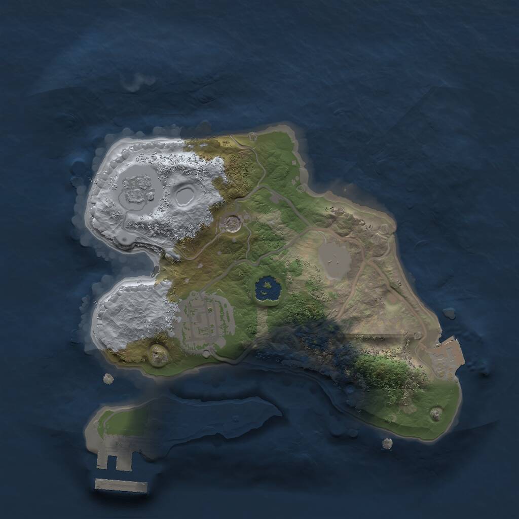 Procedural Map :: Rust Map :: Just-Wiped