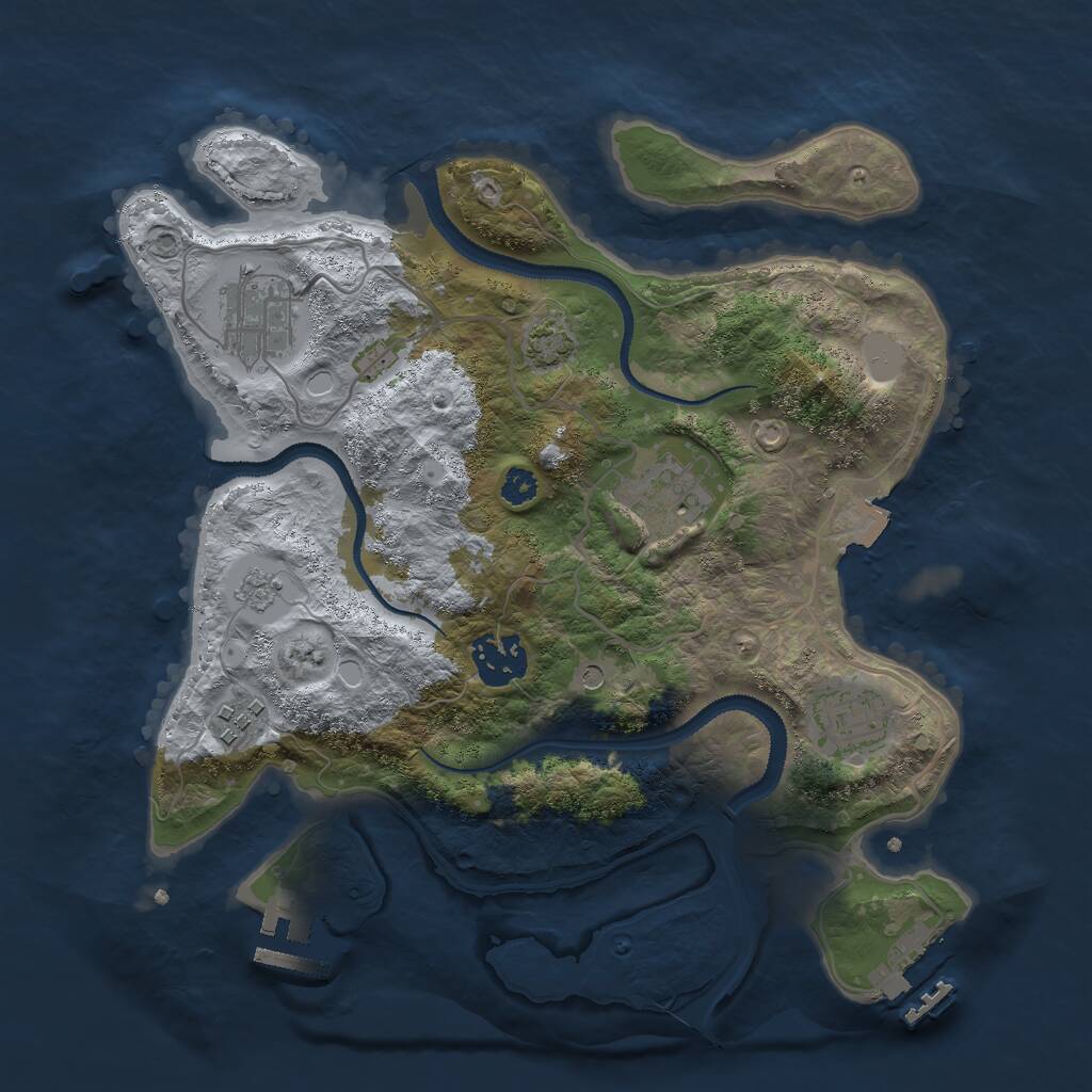 RustServer_ :: Rust Map :: Just-Wiped