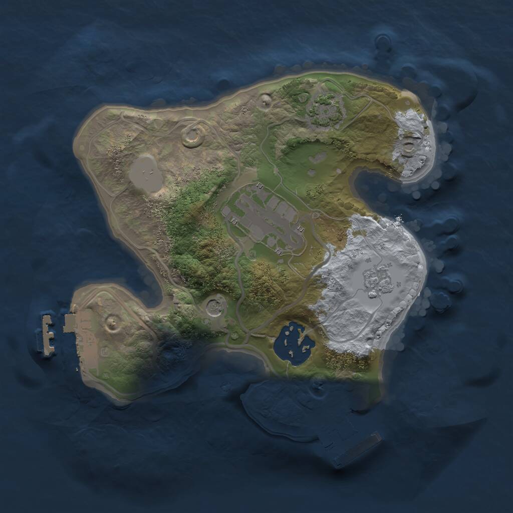 Procedural Map :: Rust Map :: Just-Wiped