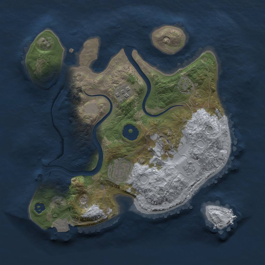 Procedural Map :: Rust Map :: Just-Wiped